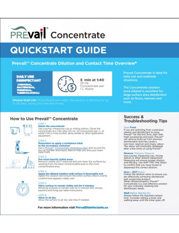 Prevail™ Vet Grade Avian Disinfectant Concentrate (3.78L) | Petsfella