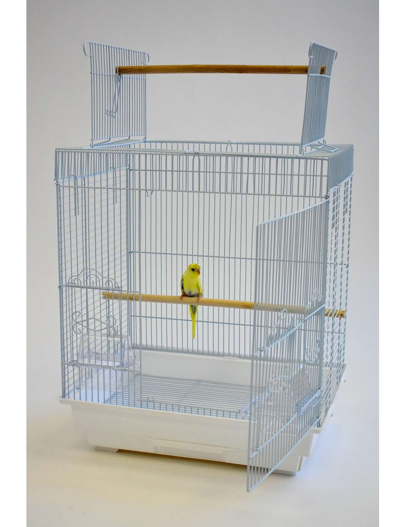 Square Open Top Small Bird Cage | Petsfella.com