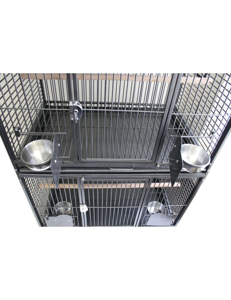 Triple Stacked Parrot Breeding Cage | Petsfella.com